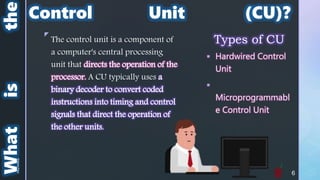 Central Processing Unit (CPU) | PPT