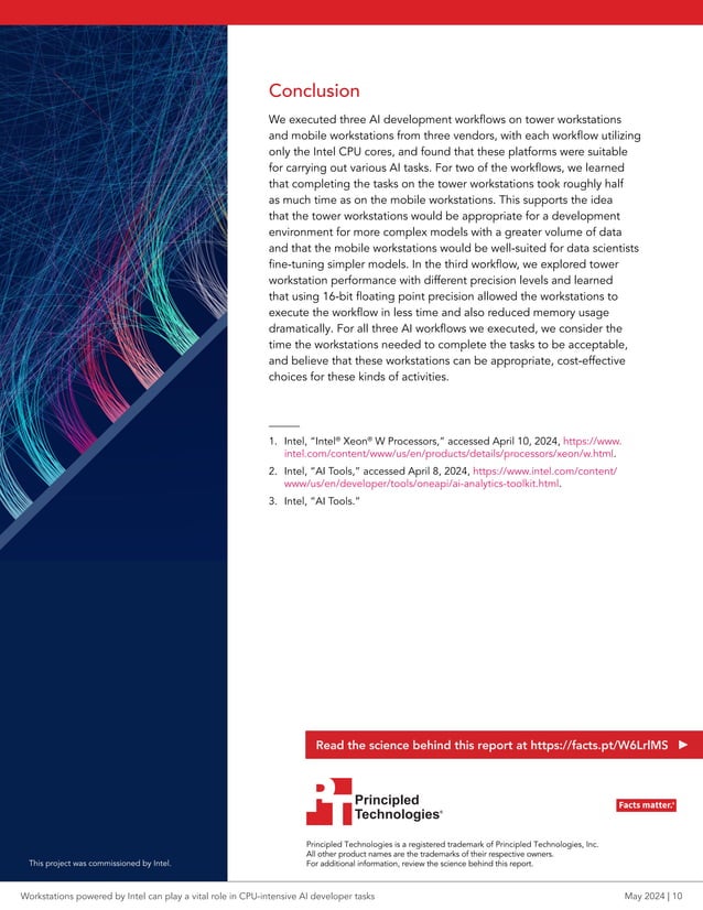 Workstations powered by Intel can play a vital role in CPU-intensive AI ...