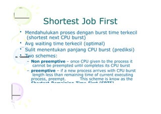 CPU-I_O Burst Cycle adalah. siklus tunggu I_O dan eksekusi CPU ...