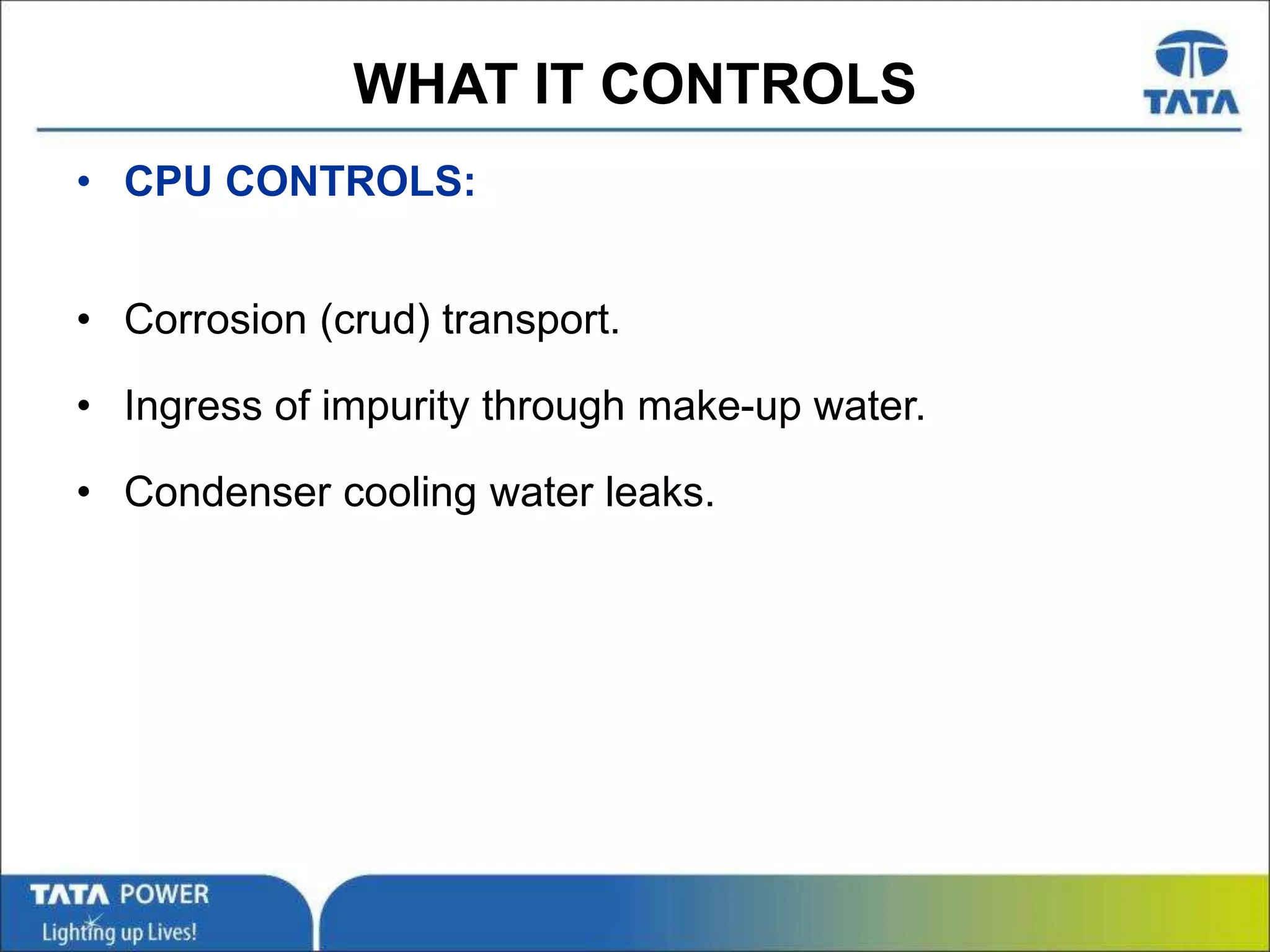 Condensate Polishing Unit - CPU | PPSX