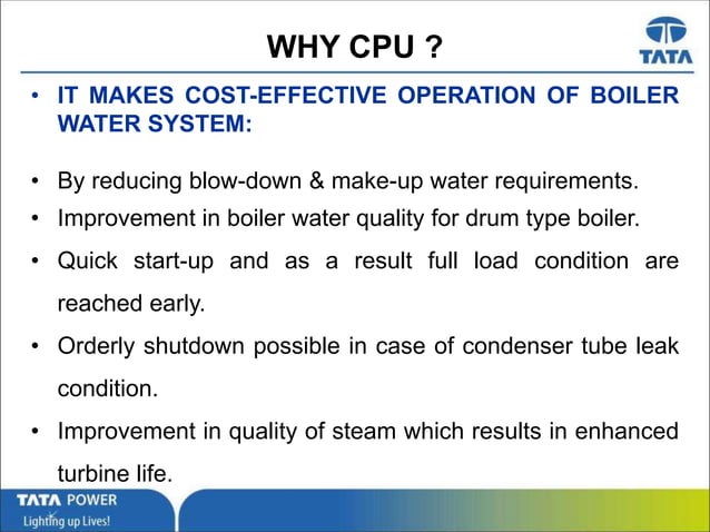 Condensate Polishing Unit - CPU | PPSX