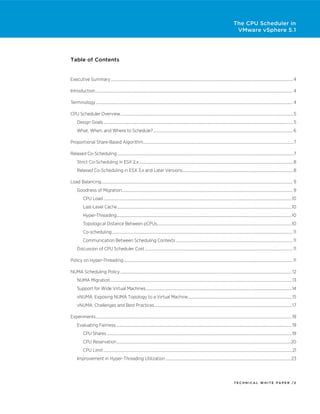 The CPU Scheduler in VMware vSphere 5.1. | PDF