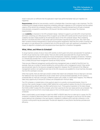 The CPU Scheduler in VMware vSphere 5.1. | PDF