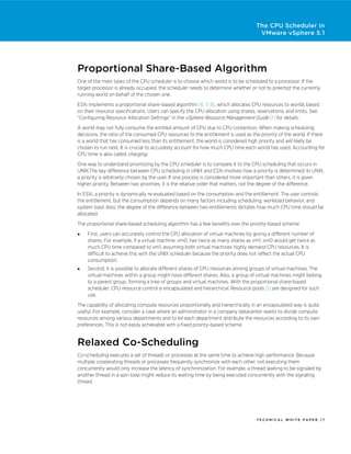 The CPU Scheduler in VMware vSphere 5.1. | PDF