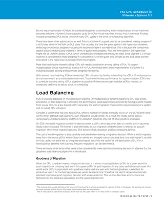 The CPU Scheduler in VMware vSphere 5.1. | PDF