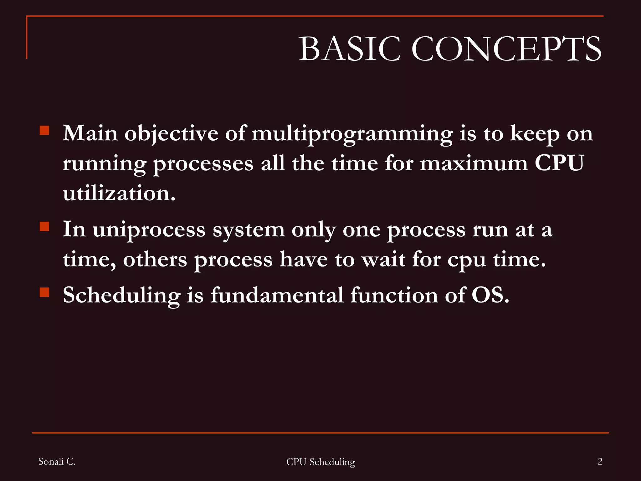 Cpu Scheduling Galvin | PPT