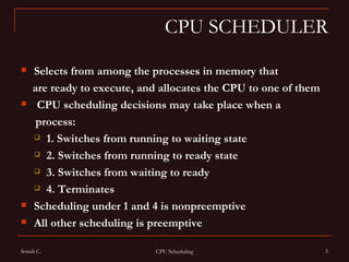 Cpu Scheduling Galvin | PPT