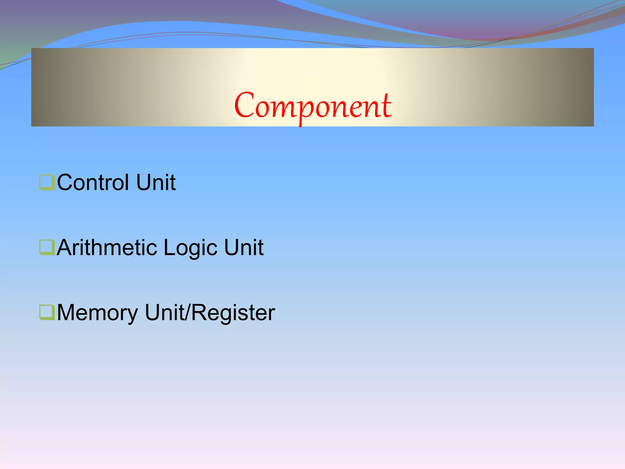 Central Processing Unit | PPTX