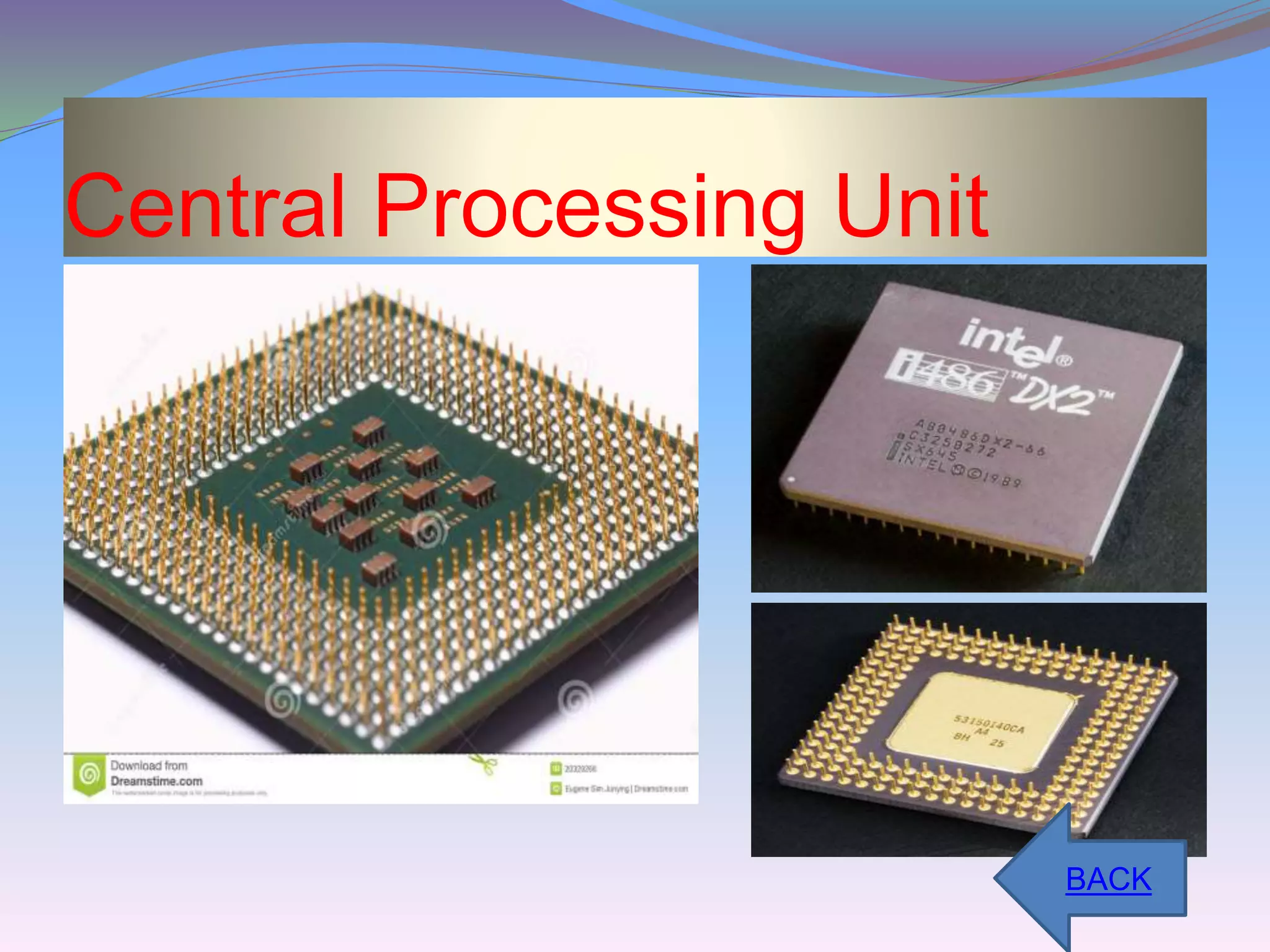 Central Processing Unit | PPTX