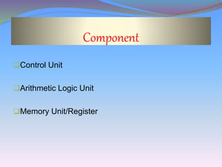 Central Processing Unit | PPTX