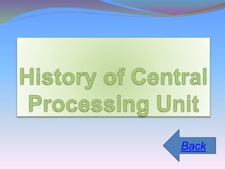 Central Processing Unit | PPTX