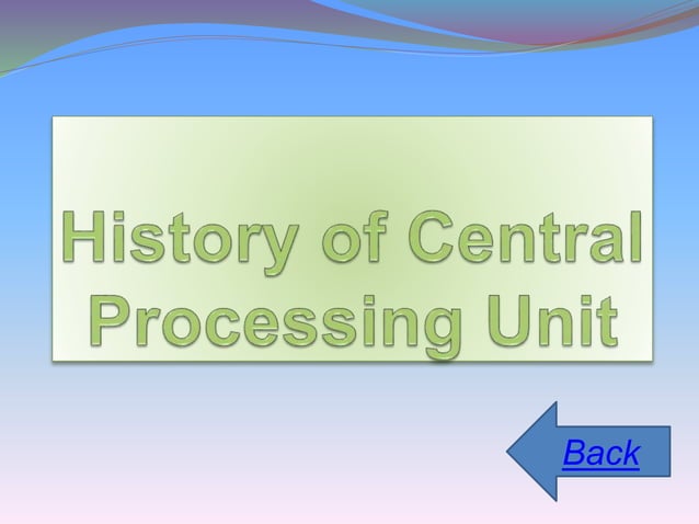 Central Processing Unit | PPTX
