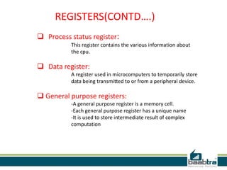 CPU and its execution of instruction | PPT