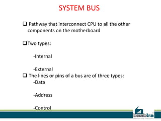 CPU and its execution of instruction | PPT