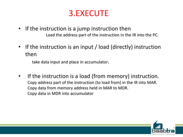 CPU and its execution of instruction | PPT