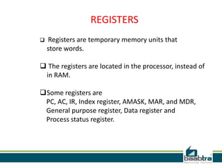 CPU and its execution of instruction | PPT