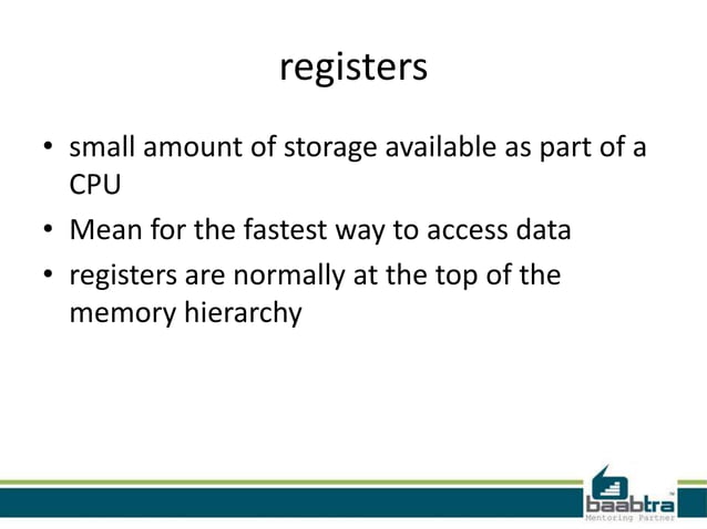 Cpu and its execution of statements | PPTX | Computing | Technology ...