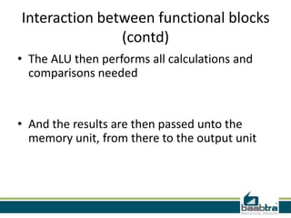 Cpu and its execution of statements | PPTX