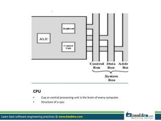 Cpu and its execution statements | PPT