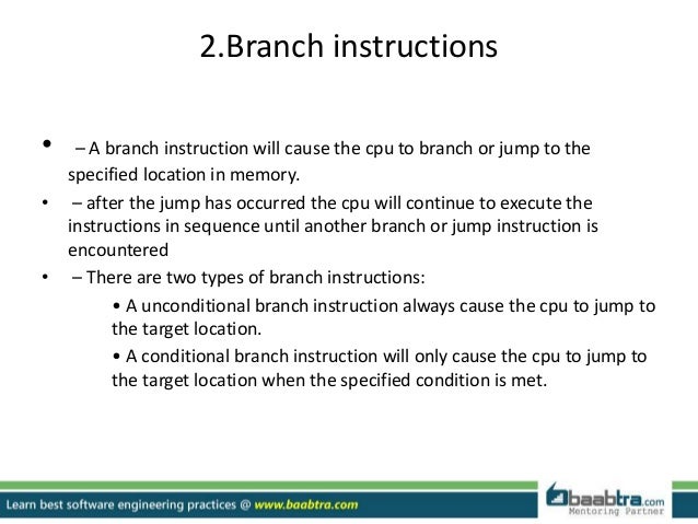 Cpu and its execution statements