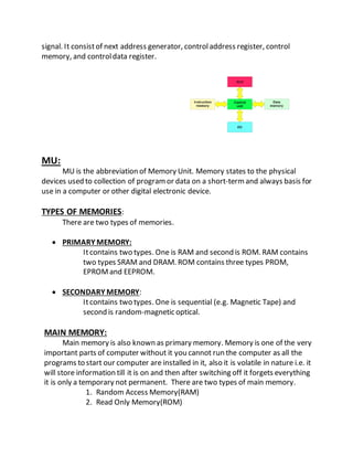 CPU and memory | DOCX
