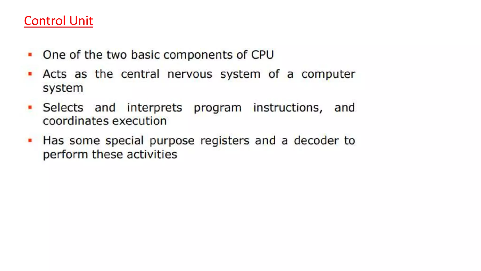 Cpu and memory | PPT