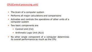 Cpu and memory | PPT