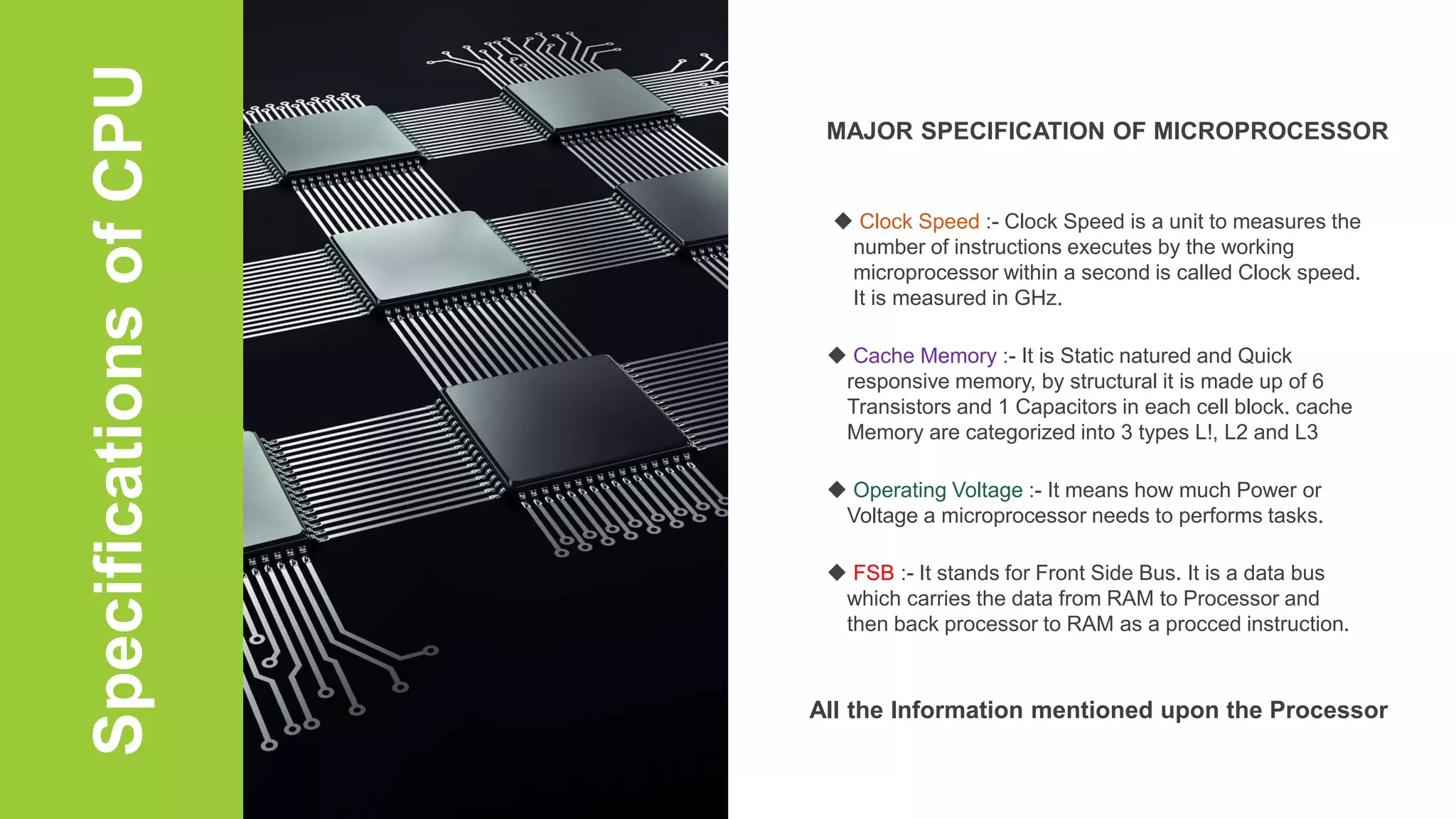 Microprocessor - History, Architecture and Importance | PPTX