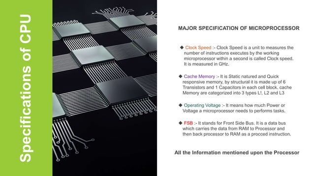 Microprocessor - History, Architecture and Importance | PPT