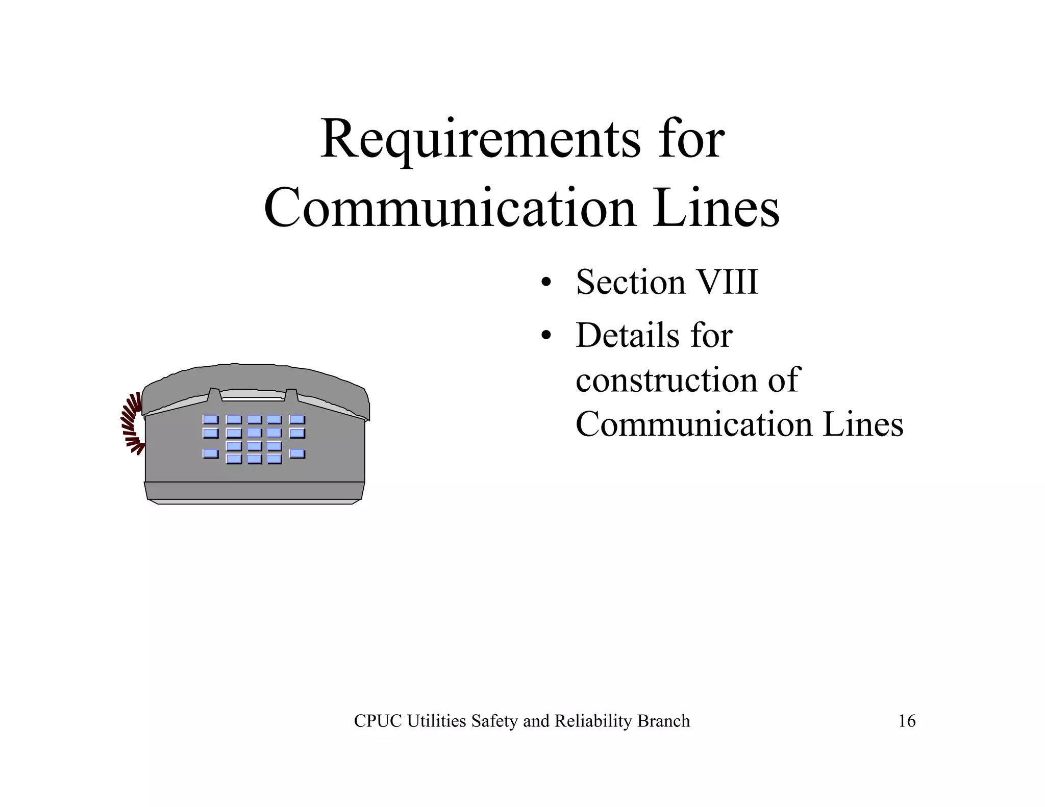 CPUC - General Orders 95, 128 & 165 | PDF
