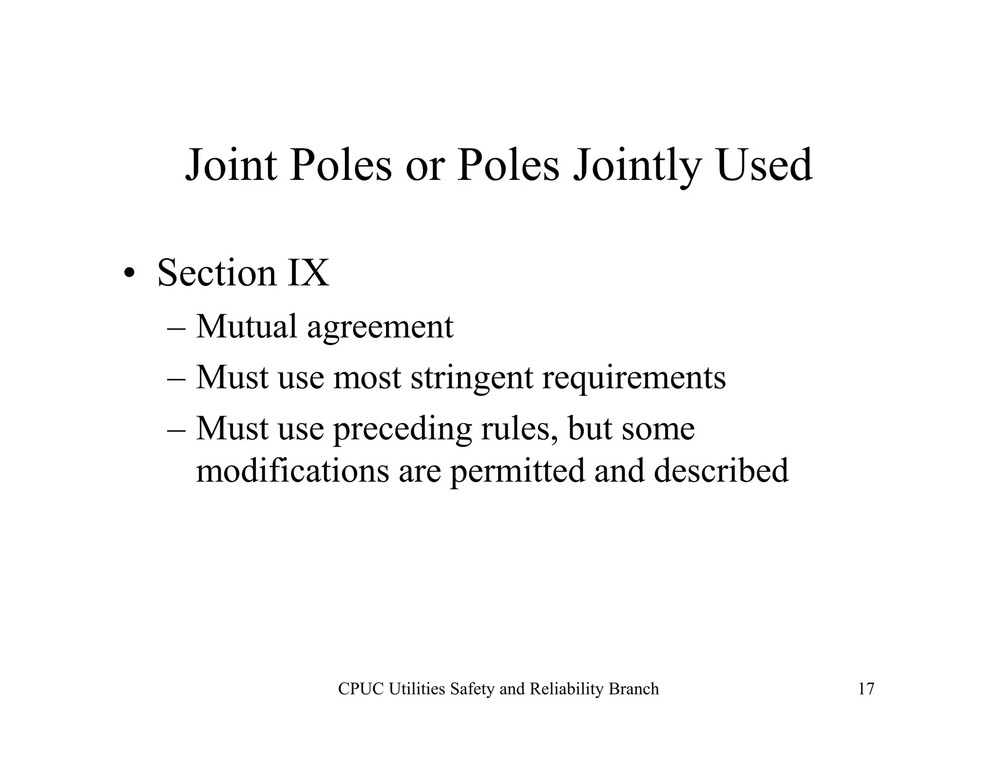 CPUC - General Orders 95, 128 & 165 | PDF