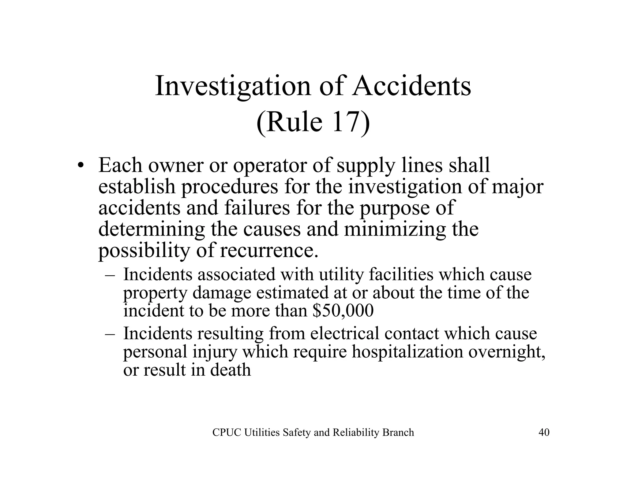 CPUC - General Orders 95, 128 & 165 | PDF