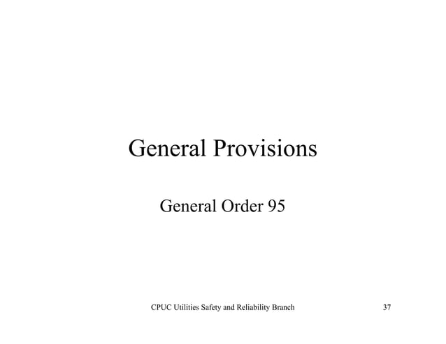 CPUC - General Orders 95, 128 & 165 | PDF | Rail Travel | Travel Type