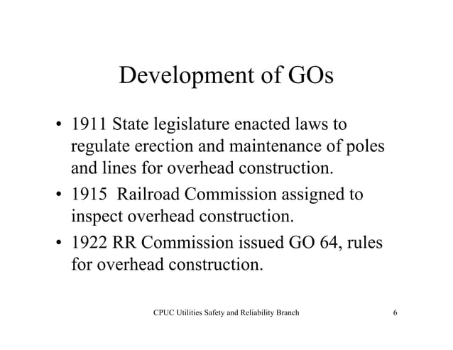 CPUC - General Orders 95, 128 & 165 | PDF | Rail Travel | Travel Type