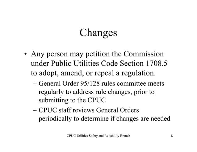 CPUC - General Orders 95, 128 & 165 | PDF | Rail Travel | Travel Type