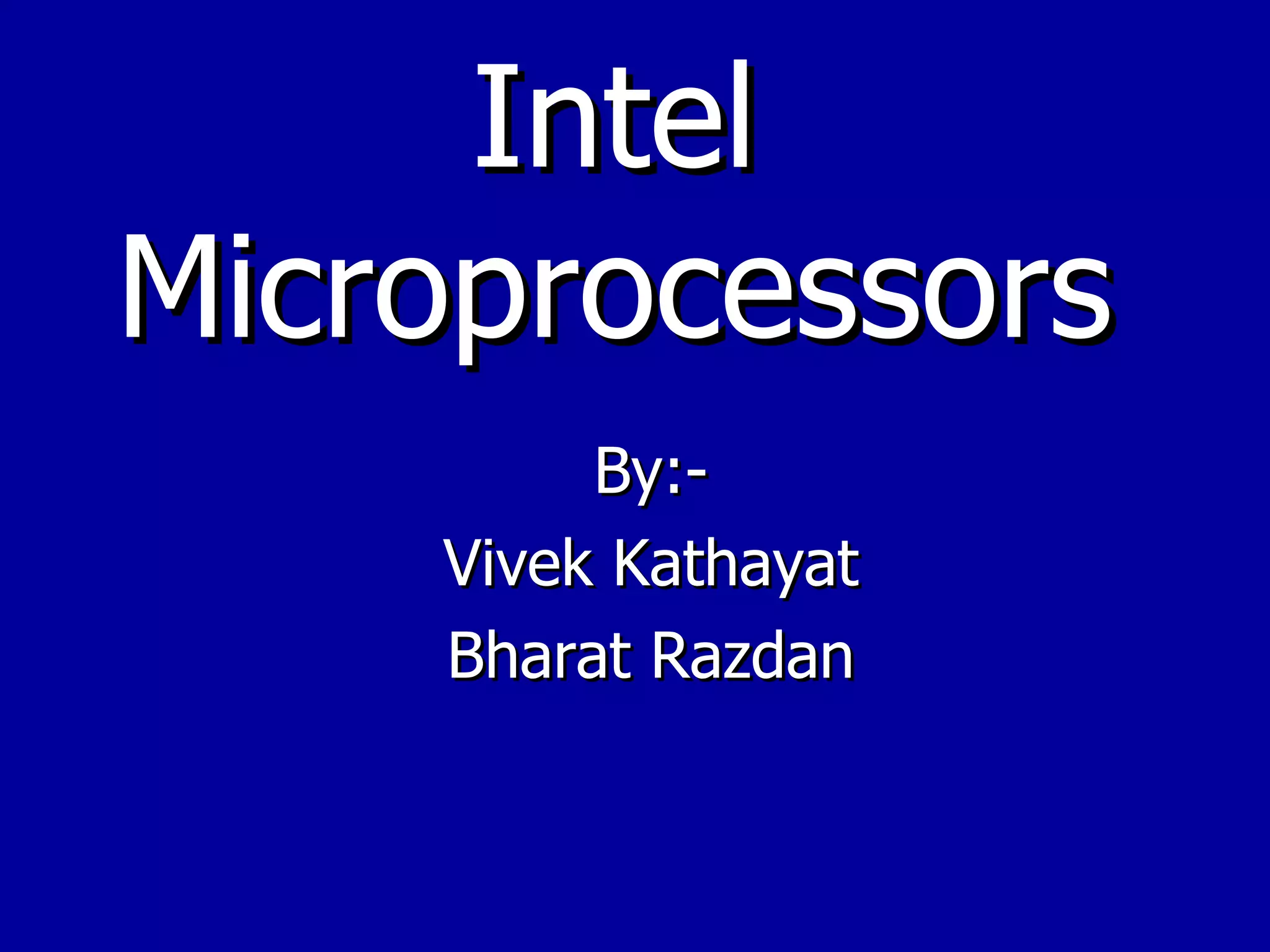CPU HISTORY MUKUND | PPT