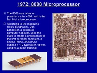 CPU HISTORY MUKUND | PPT