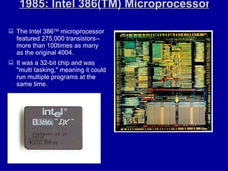 CPU HISTORY MUKUND | PPT