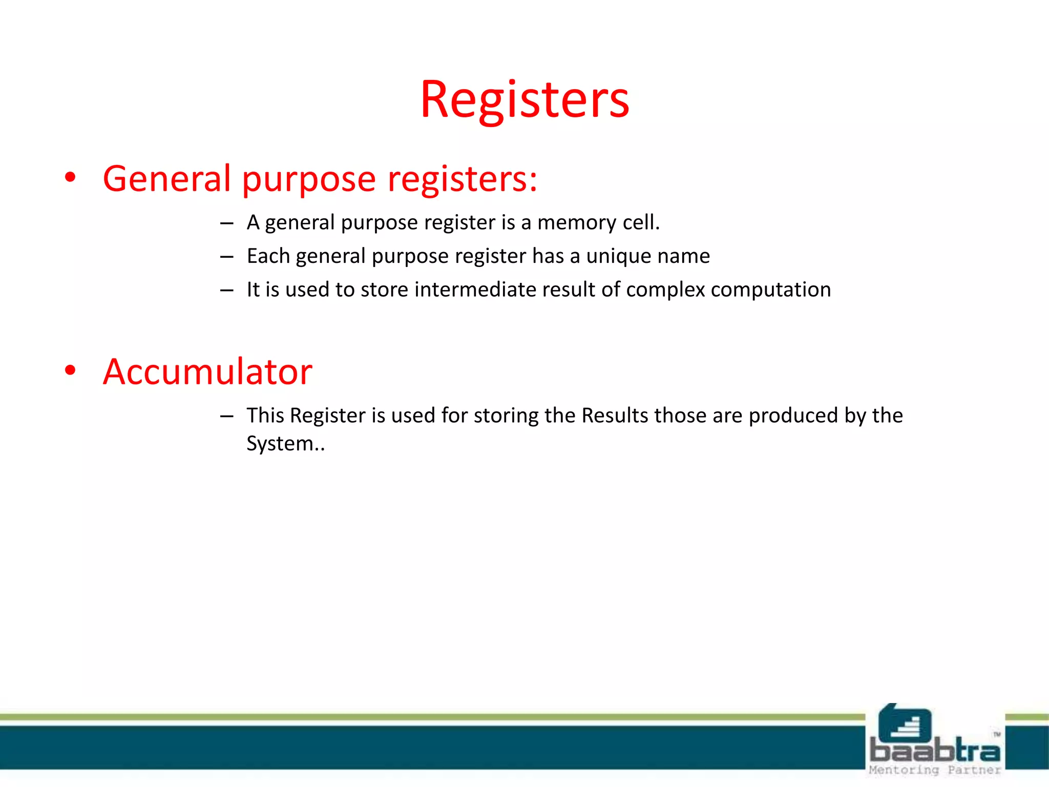 Cpu & its execution of instruction | PPTX