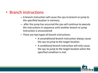Cpu & its execution of instruction | PPTX