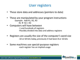 Cpu & its execution of instruction | PPTX