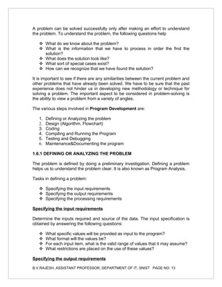 Cp unit 1_2011 | DOC | Operating Systems | Computer Software and Applications