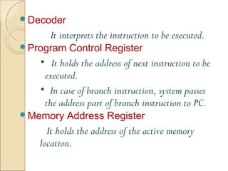 Cpu organisation | PPT