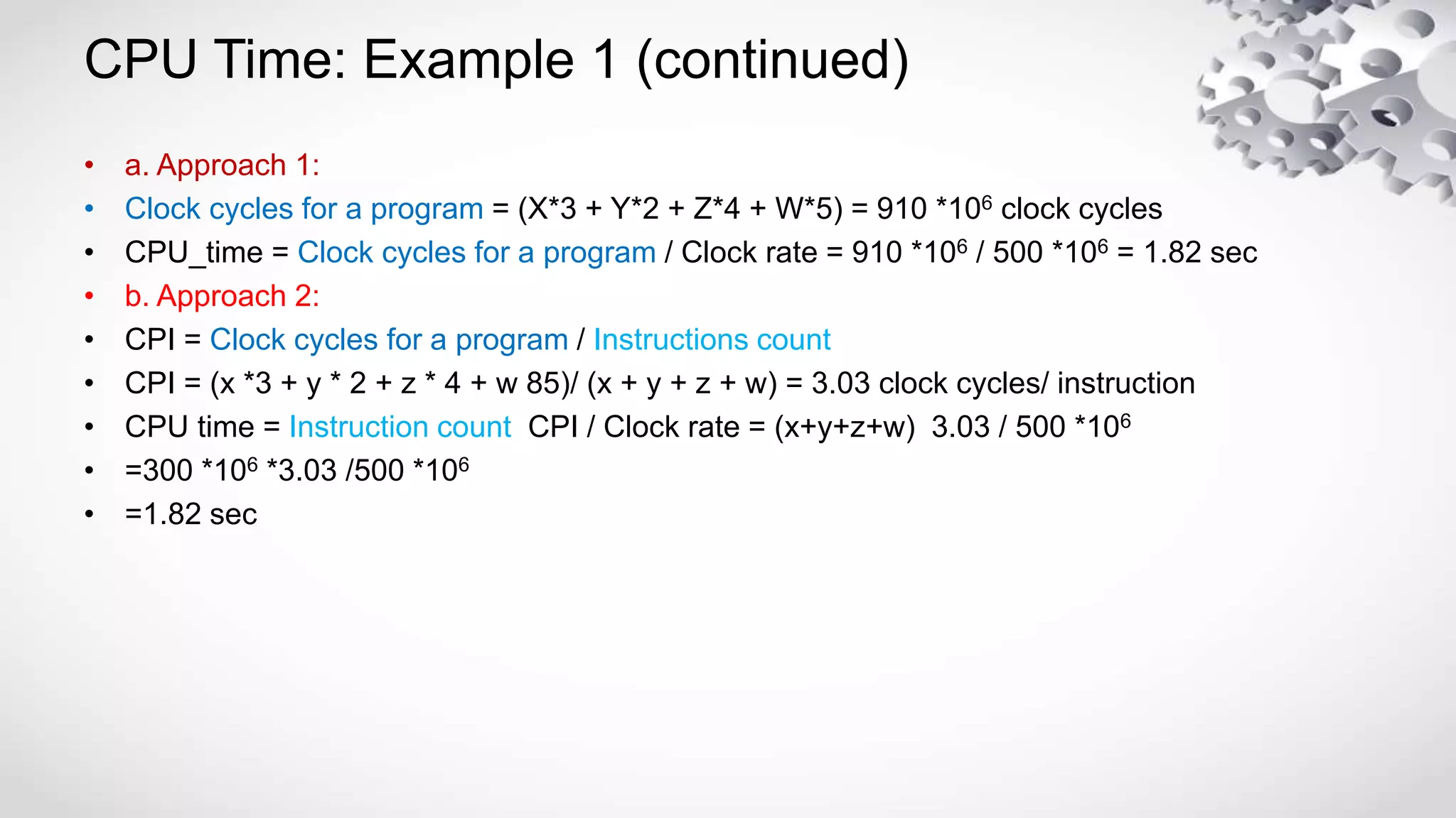Cpu performance matrix | PPTX