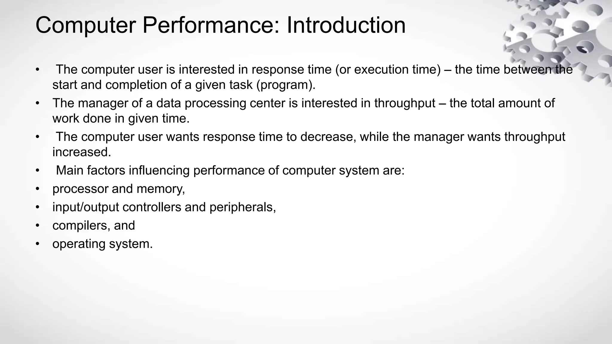 Cpu performance matrix | PPTX