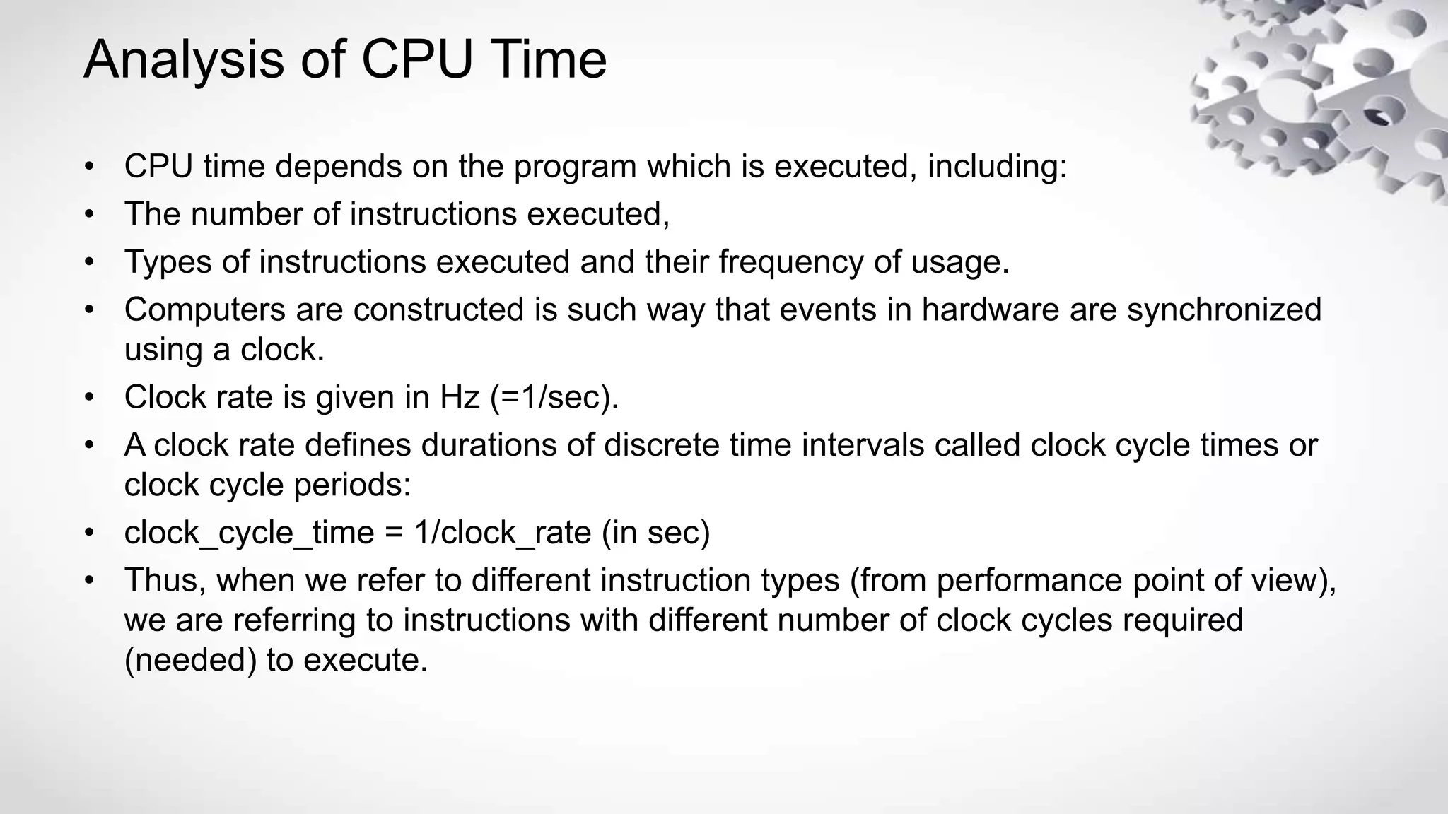 Cpu Performance Matrix Pptx