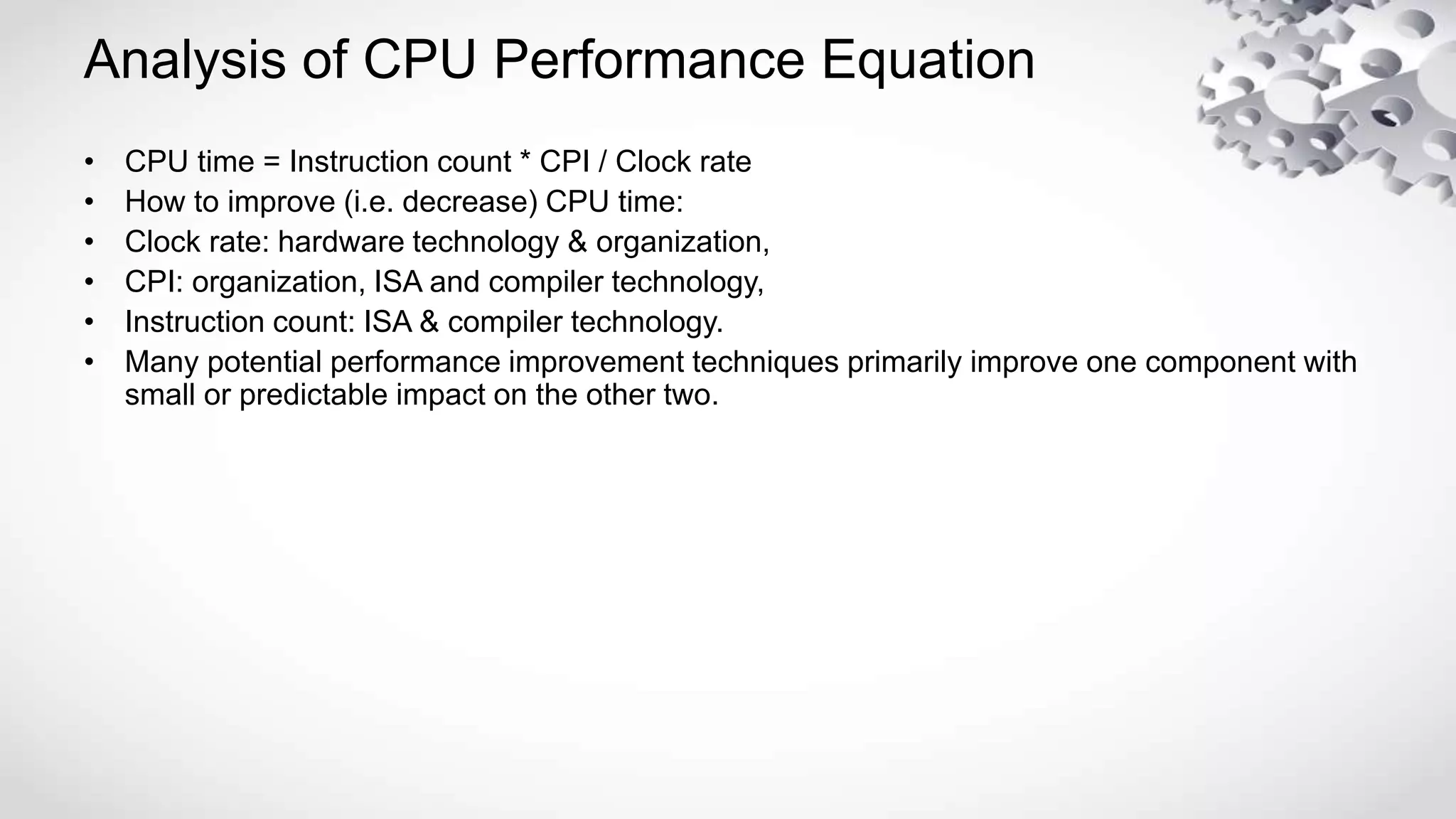 Cpu performance matrix | PPTX