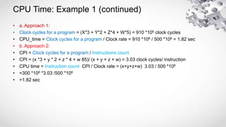 Cpu performance matrix | PPTX
