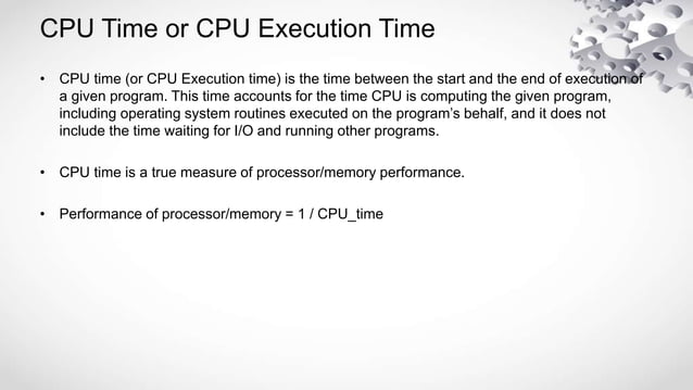Cpu performance matrix | PPTX