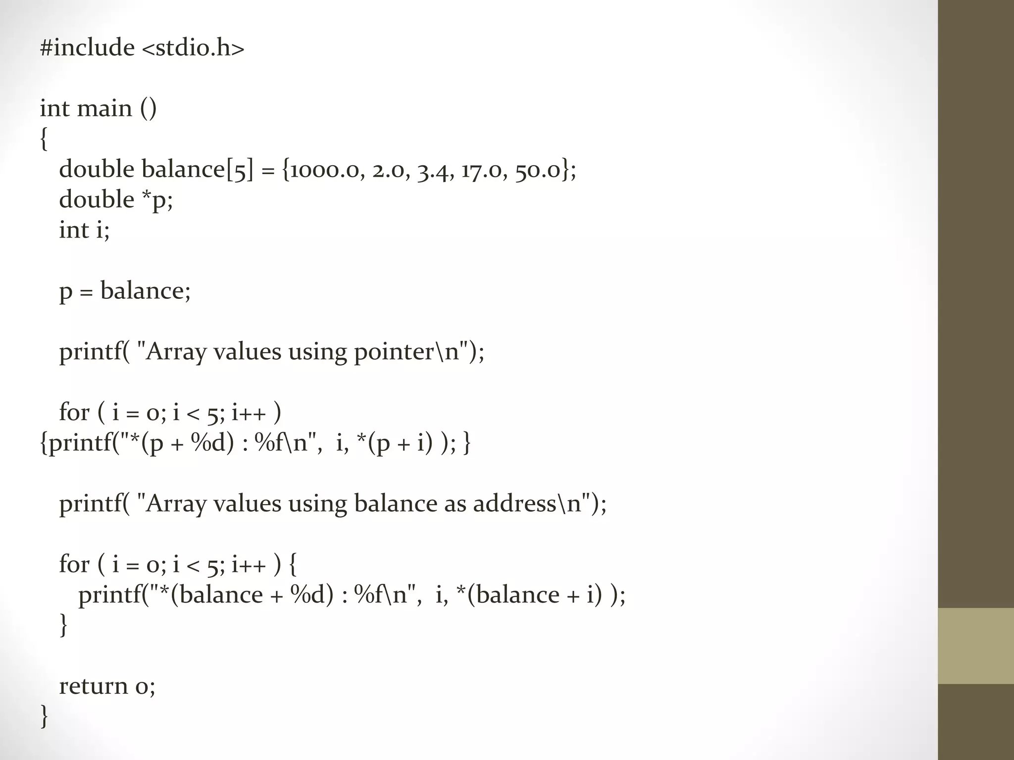 Arrays And Pointers Ppt